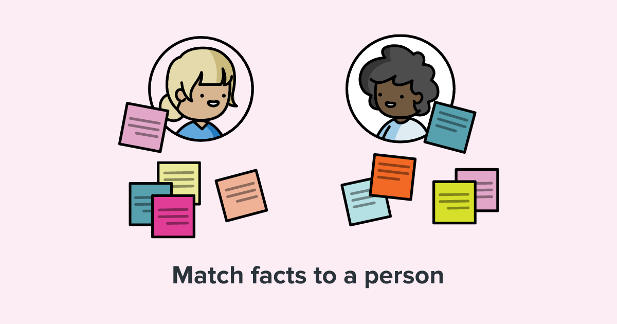 Match facts to a person | Meeting Kickstarters by Habanero