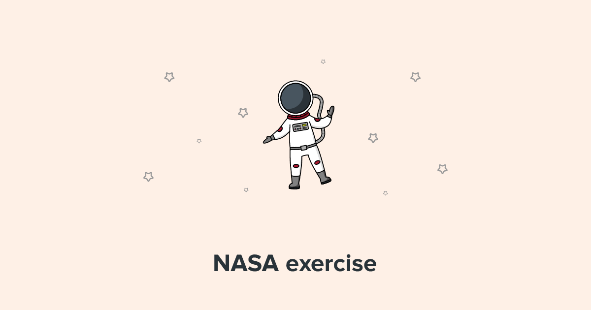 NASA exercise | Meeting Kickstarters by Habanero